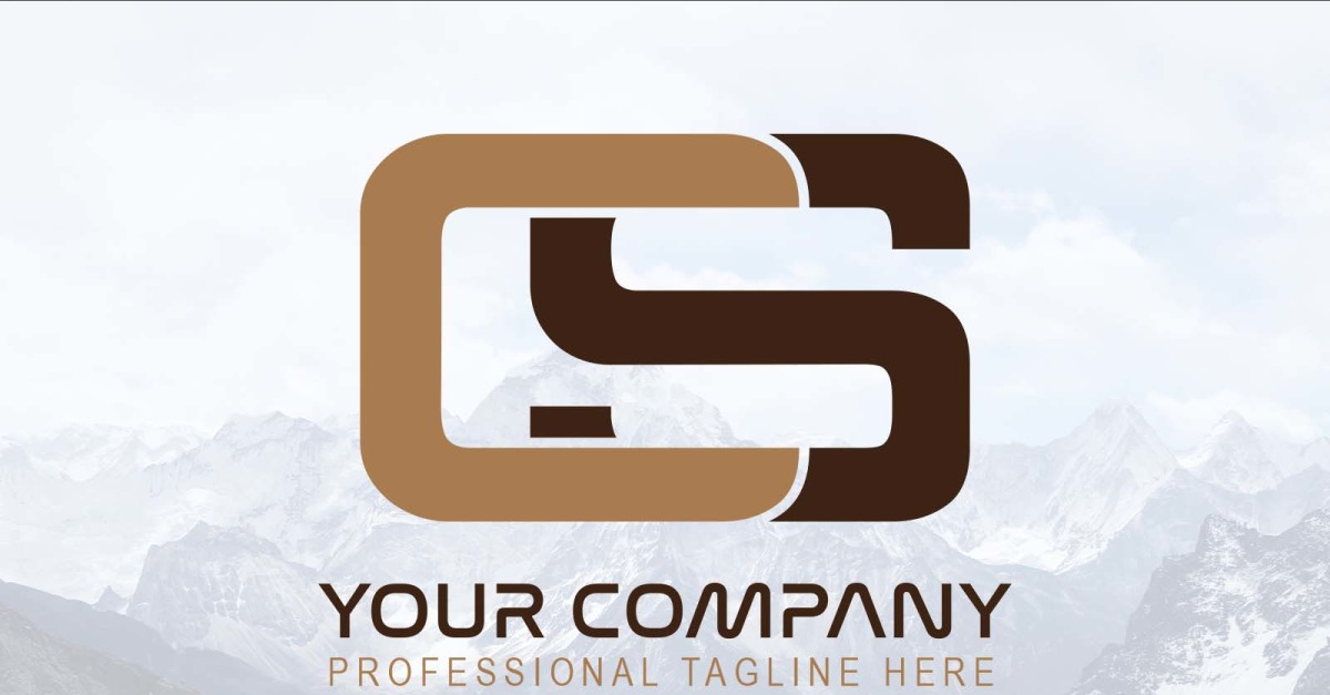 New Professional CS Letter Logo Design-Brand Identity
