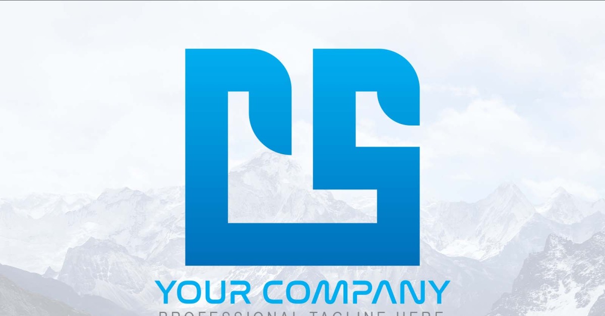 Professional CS Letter Logo Design-Brand Identity