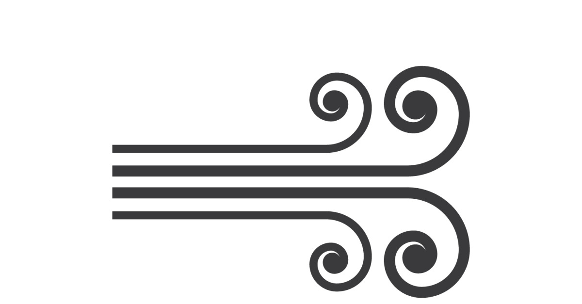 Wind Vector Design Illustration Template V1