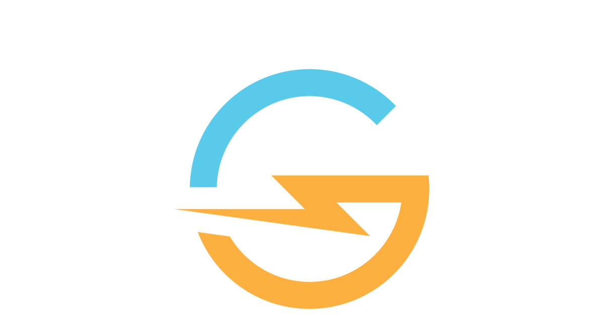 Initials G logo icon Vector design template V8