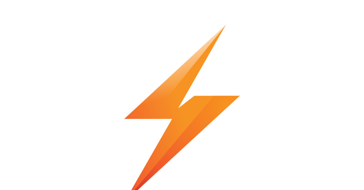 Lightning Flash logo Template vector icon V1