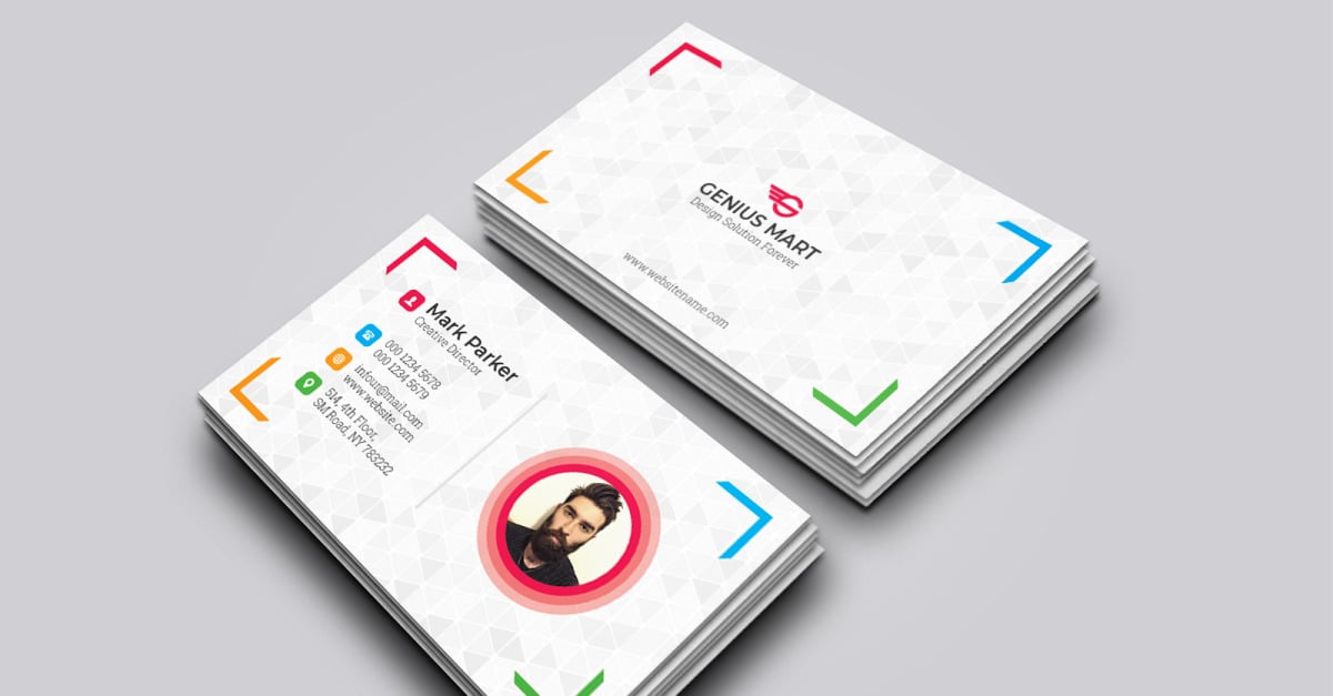 Corporate Business Card Template 148 - TemplateMonster