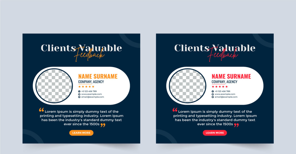 Customer Service Rating Template Vector - TemplateMonster