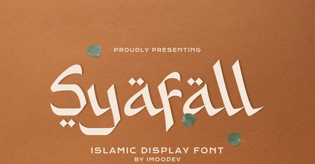Syafall Modern Arabic Font #294828 - TemplateMonster