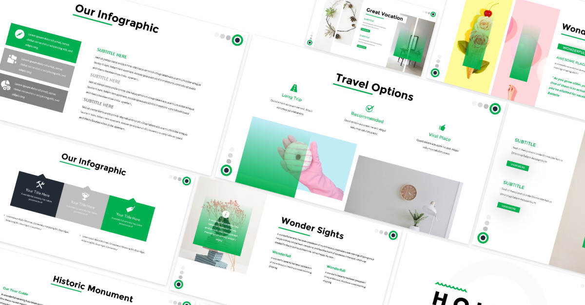Holiday Vocation Google Slides Template - TemplateMonster