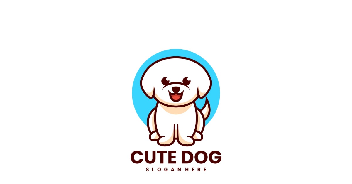 Simpatico cane Cartoon Logo Design #295226 - TemplateMonster