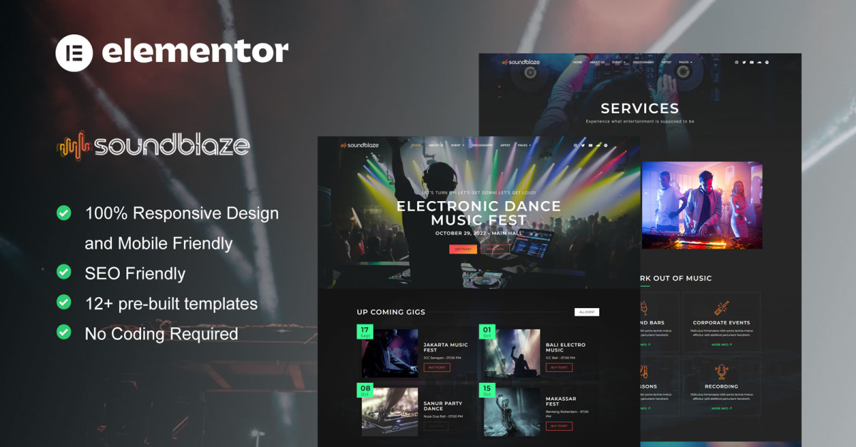 Soundblaze - Template Kit for Music & Event