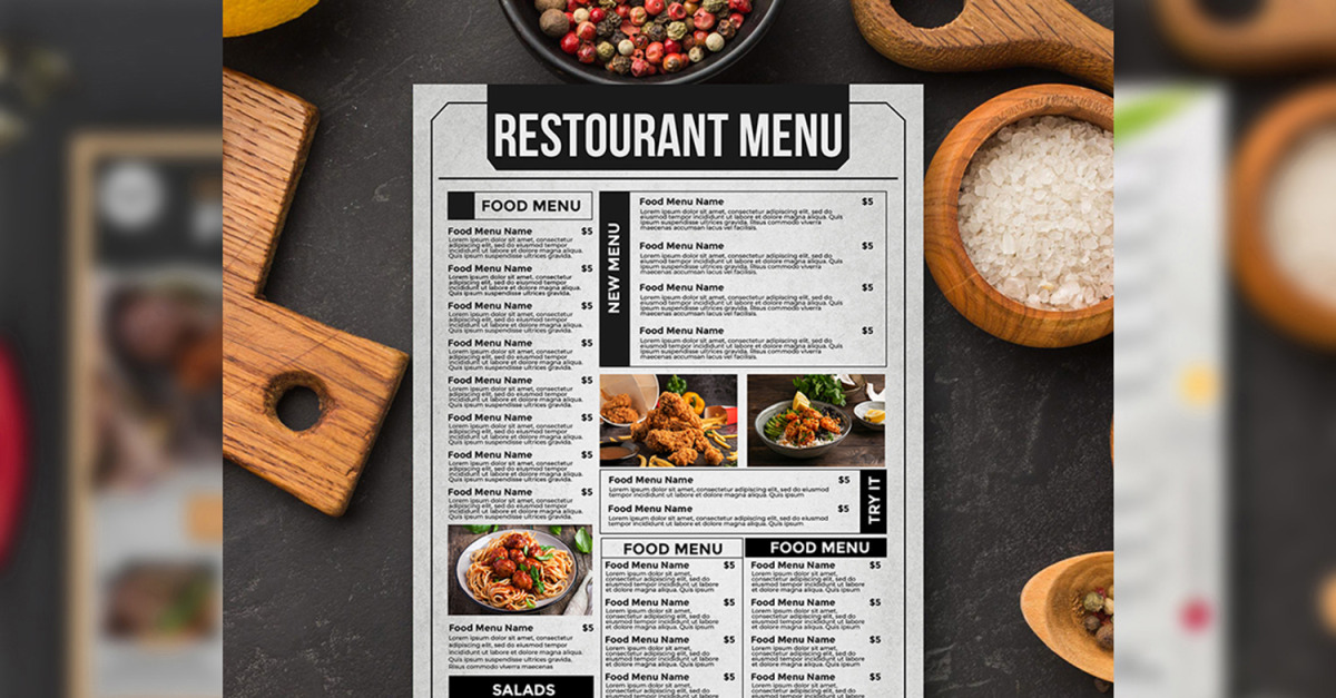Klasik Restoran Menü Şablonu #295359 - TemplateMonster