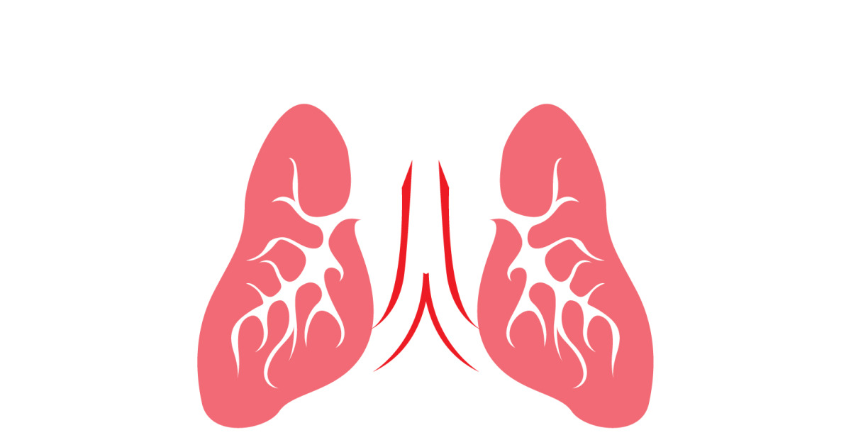 Human Lung Vector Image Template Vol 5 - TemplateMonster