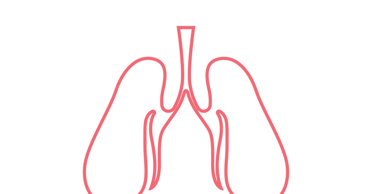 Human Lung Vector Image Template Vol 8 - TemplateMonster
