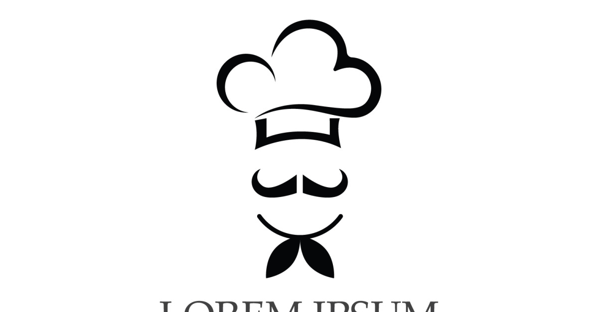 Chapeau Chef Food Logo Template Vecteur V10 - TemplateMonster