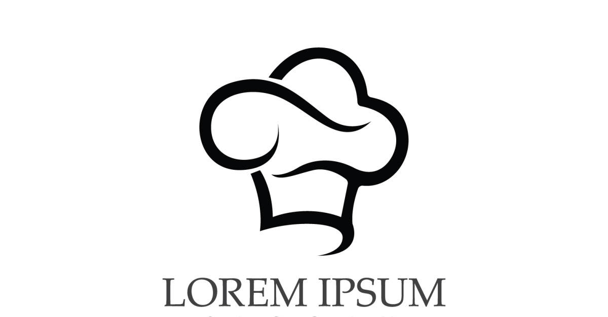 Chapeau Chef Food Logo Template Vecteur V5 - TemplateMonster