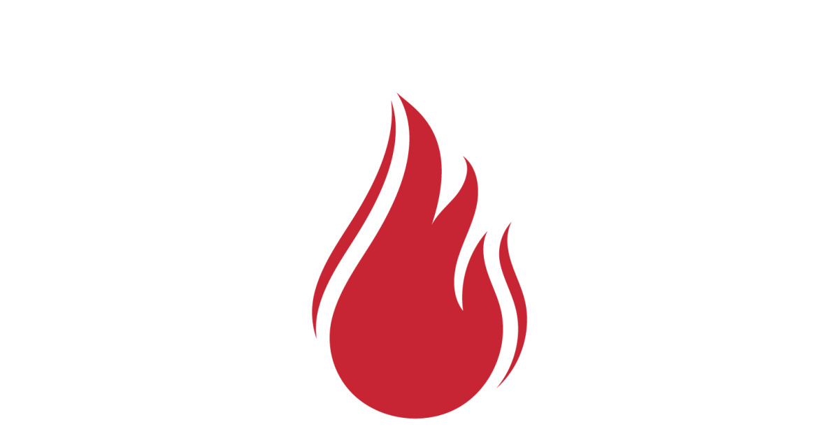 Fire Flame Vector Logo Hot Gas And Energy Symbol V25