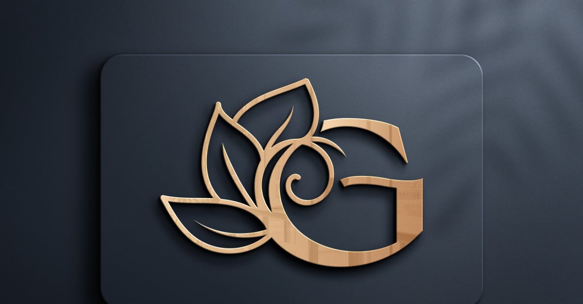 Harf G Monogram Güzellik Logo Tasarımı - TemplateMonster