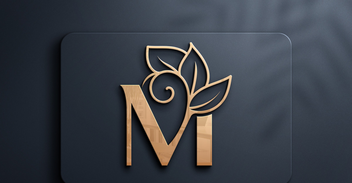 Harf M Monogram Güzellik Logo Tasarımı - TemplateMonster