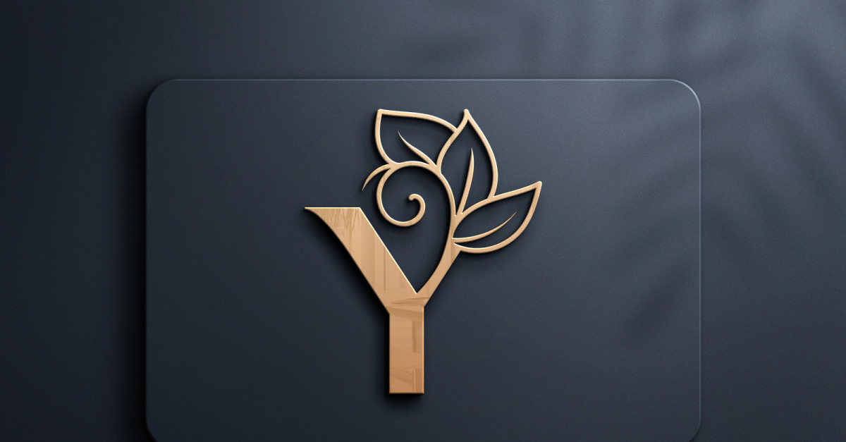 Harf Y Monogram Güzellik Logo Tasarımı - TemplateMonster