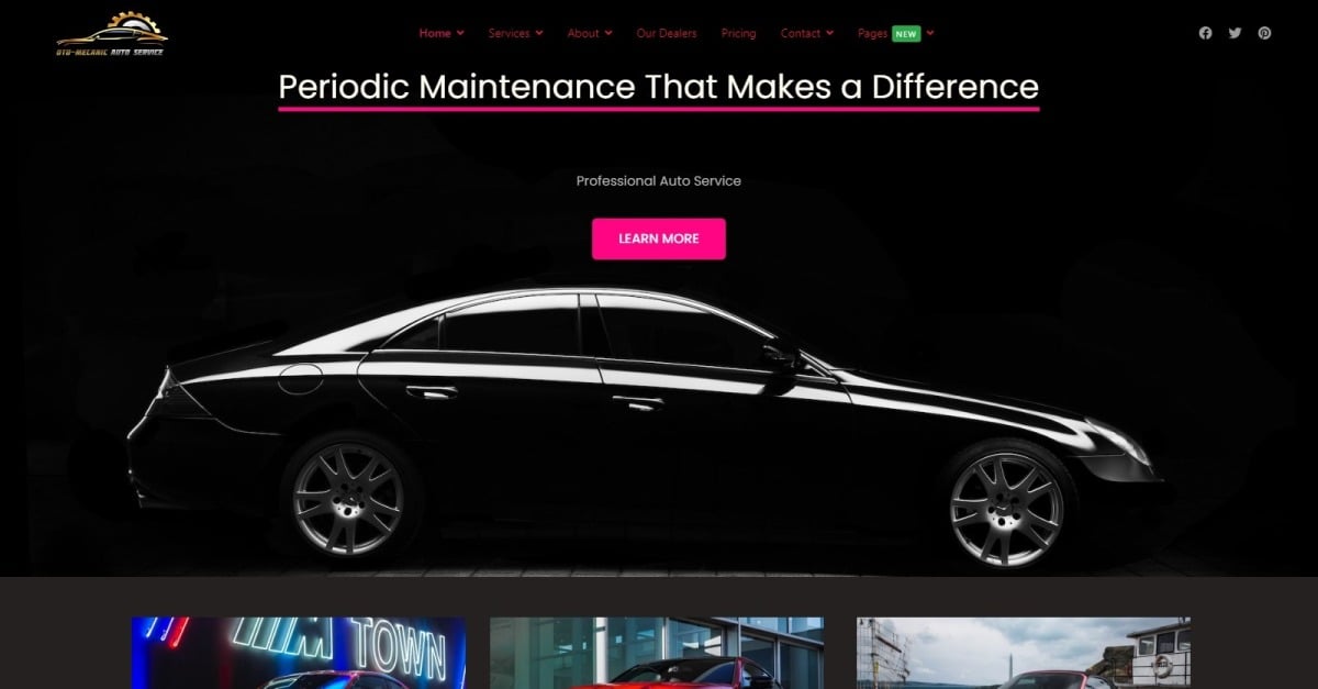 Oto-Mecanic Auto Service and Expertiz Joomla4 Template