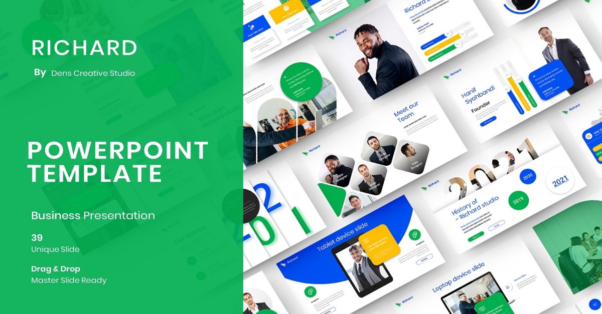 Richard – Business PowerPoint Template - TemplateMonster