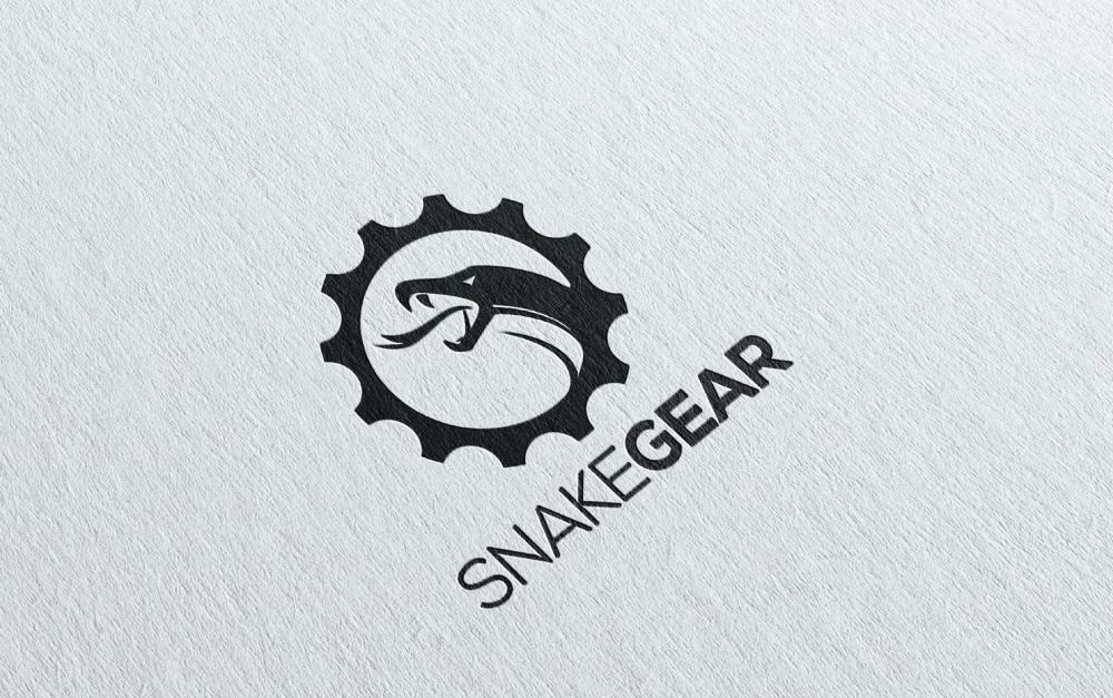 Minimalny szablon Logo węża zębatego - TemplateMonster