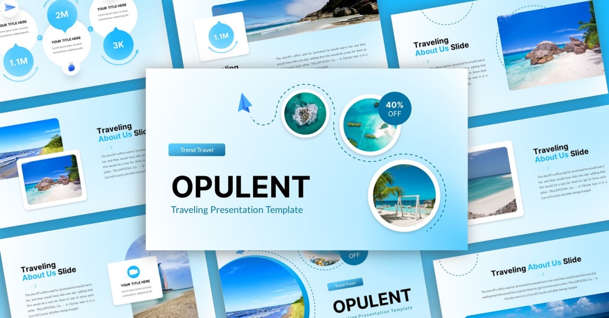 Opulent - Traveling Multipurpose PowerPoint Template
