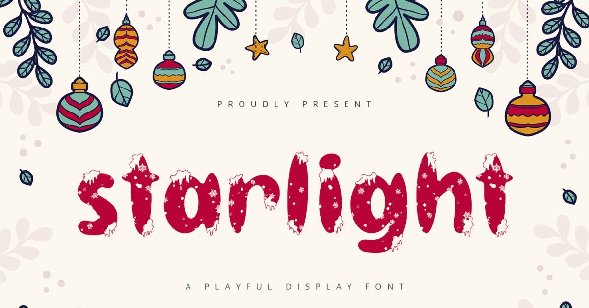 Starlight - Police d'affichage ludique - TemplateMonster