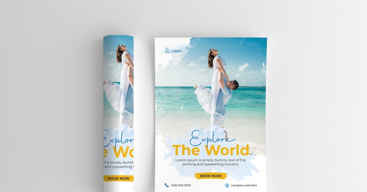 Travel Tour Agency Poster Design Template - TemplateMonster