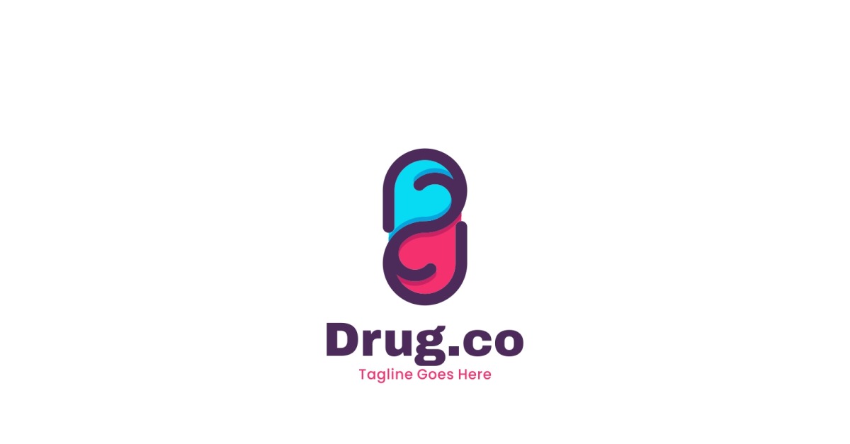 Drug Simple Mascot Logo Design #296313 - TemplateMonster