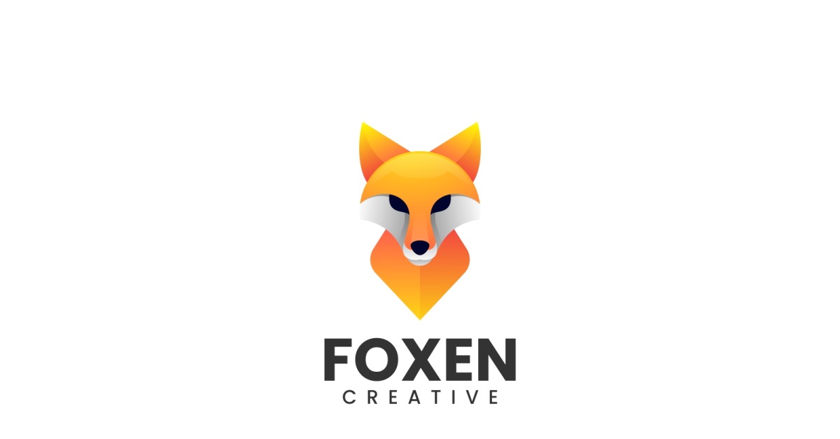 Fox Gradient Logo Style 4 #296459 - TemplateMonster