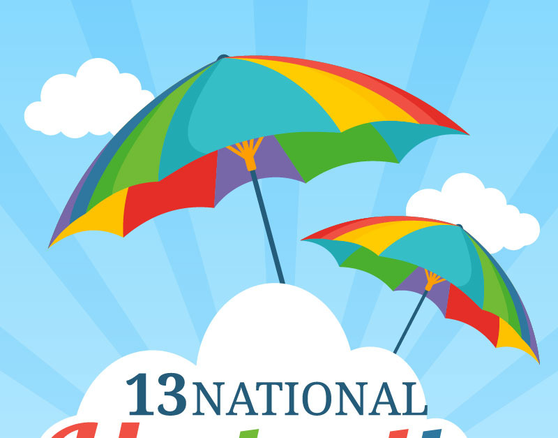 13 National Umbrella Day Illustration - TemplateMonster