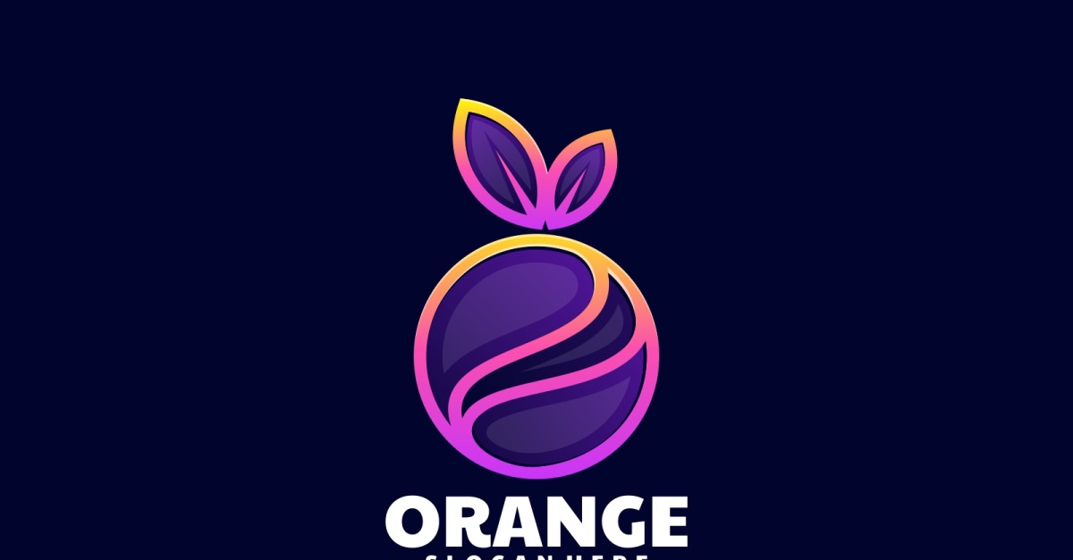 Orange Line art Logo Design #296574 - TemplateMonster