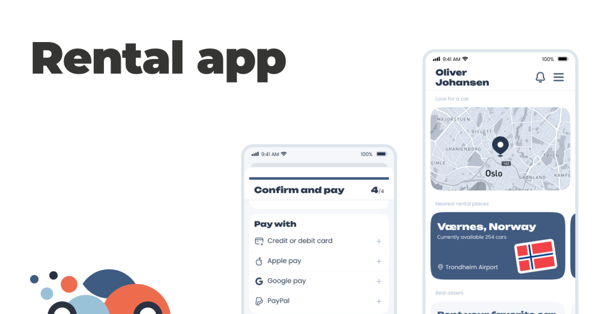 Rental Car — Free Rental App Template - TemplateMonster