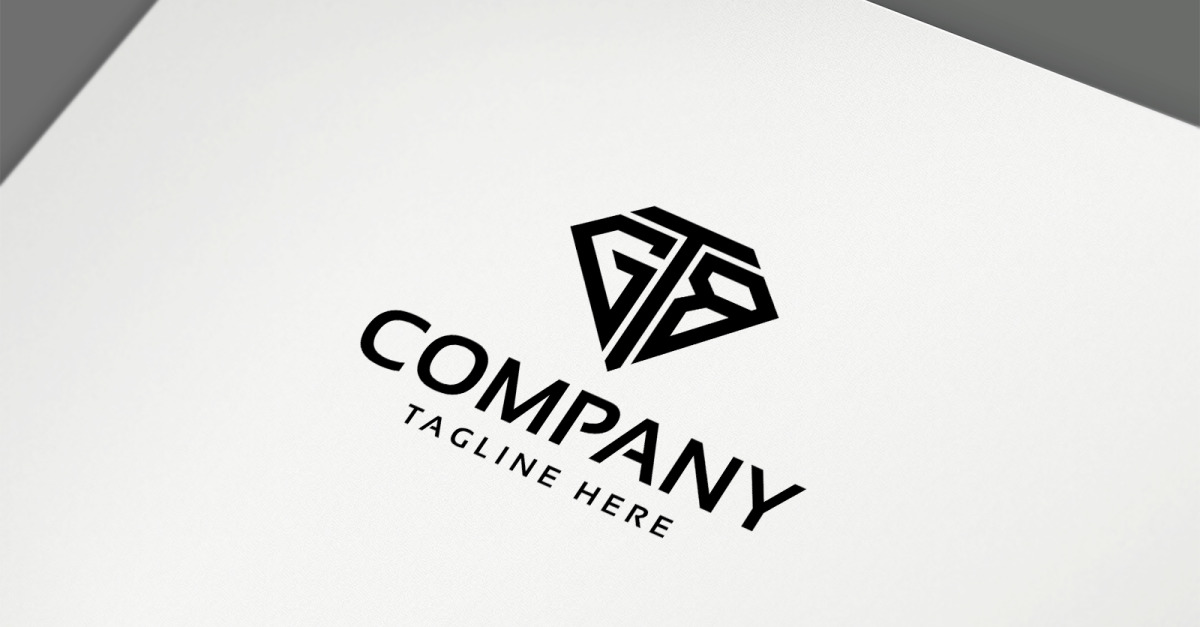 TGB o GTB Logo Design Diamond Concept - TemplateMonster
