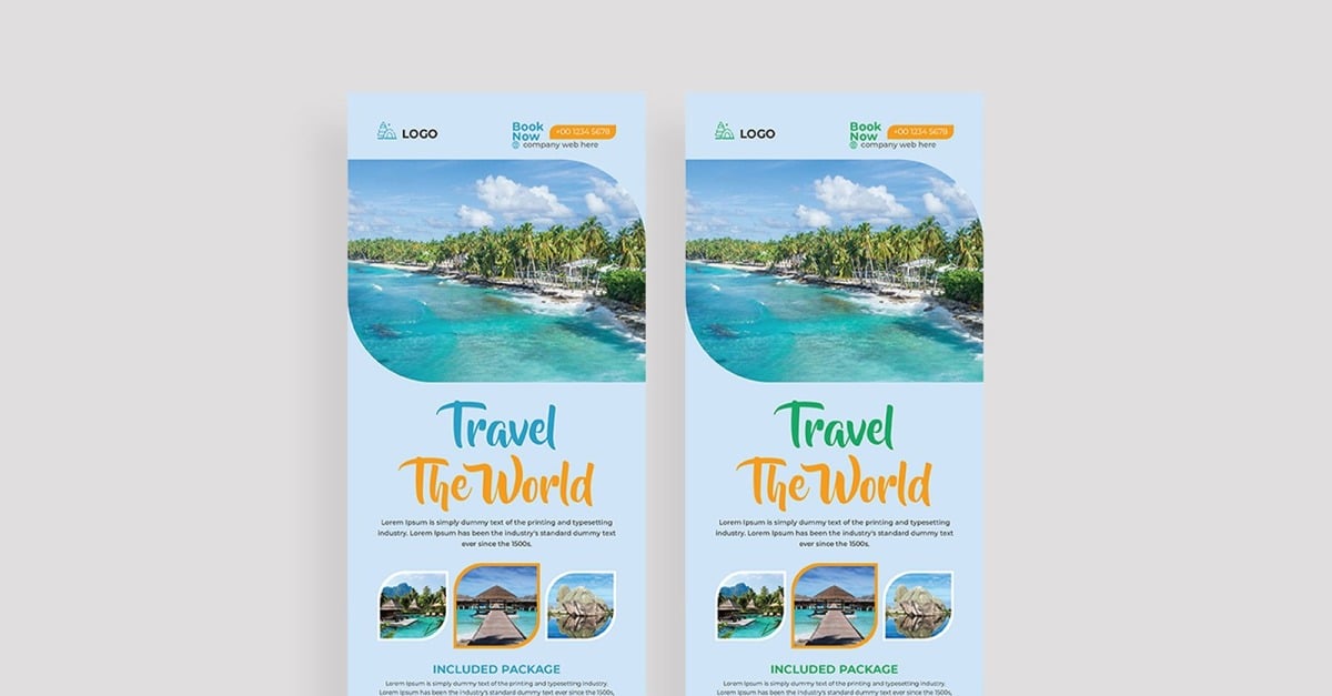 Travel Rack Card or Dl Flyer Design #296536 - TemplateMonster