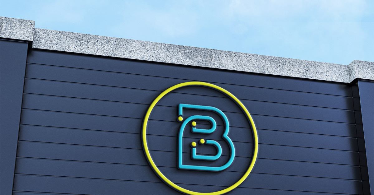 B Harfi Logo Tasarımı Bilişim Şirket Logosu - TemplateMonster
