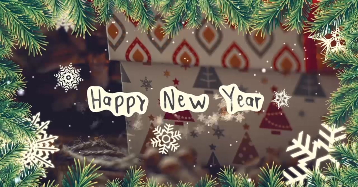 Happy New Year Slideshow After Effects Template
