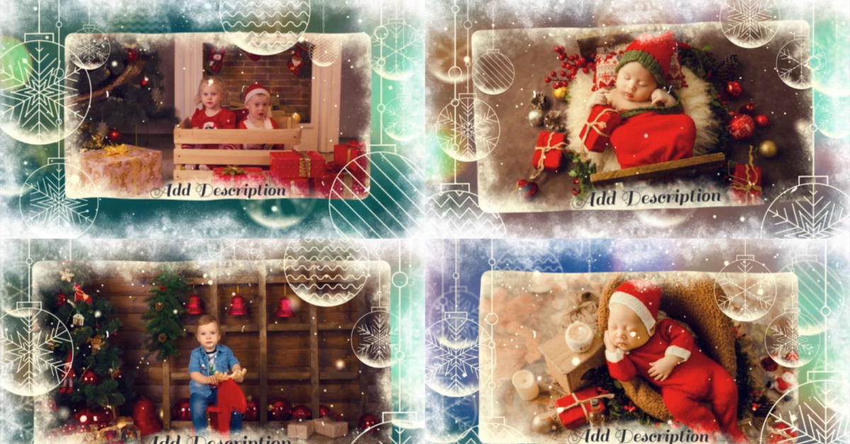 Modèle After Effects de diaporama de Noël - TemplateMonster