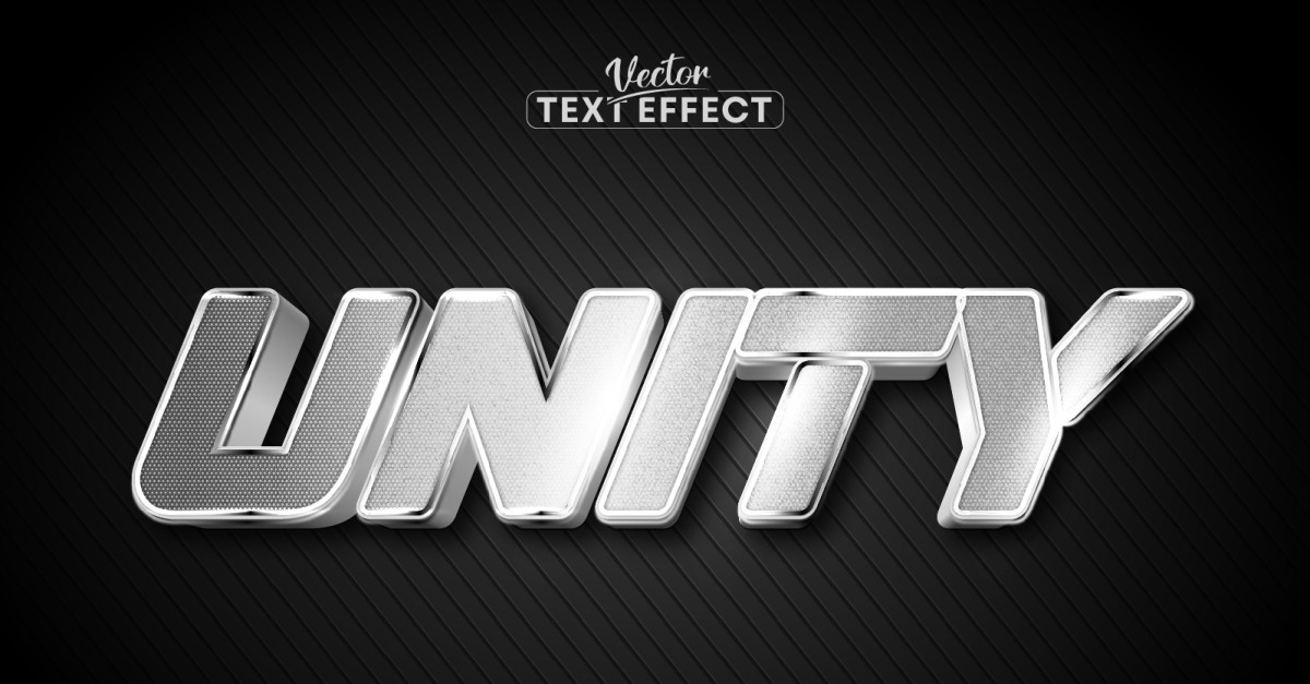 Unity - Editable Text Effect, Rock and Fracture Metallic Silver Text ...