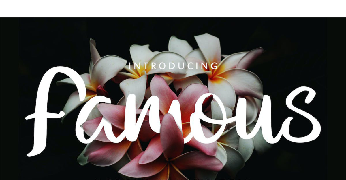 Famous Modern Handwritten Font #297192 - TemplateMonster