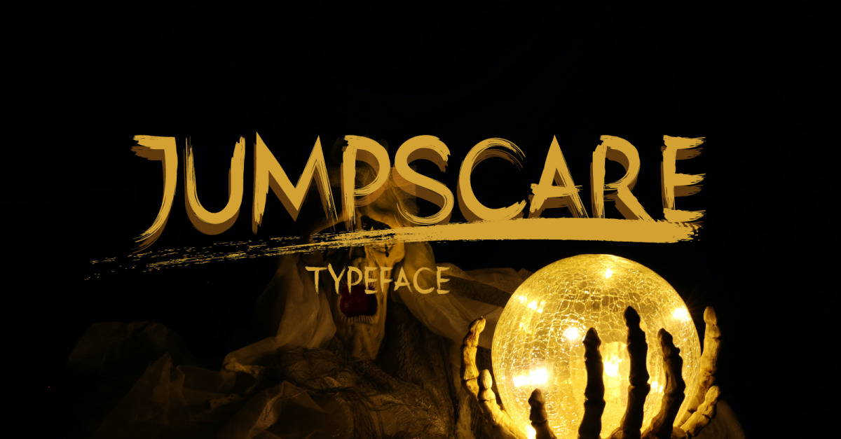 Jumpscare - Fonte Handbrush #297281 - TemplateMonster
