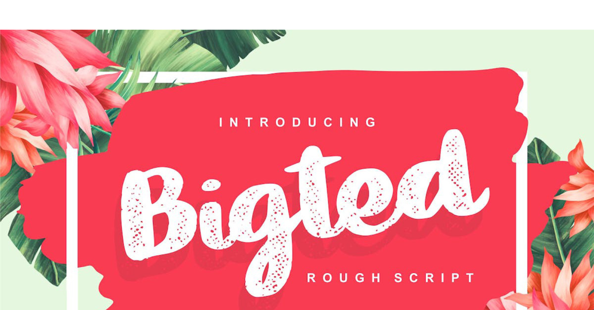 Fuente Bigted Rough Script - Fuente Bigted Rough Script