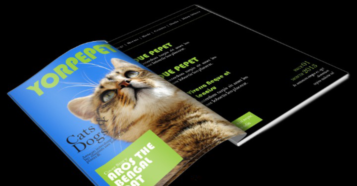 Animals Guide Magazine Template #297525 - TemplateMonster