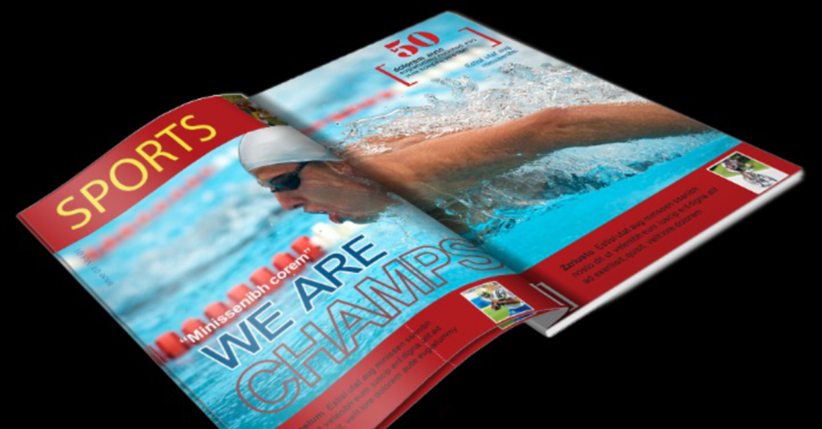 Modello per rivista a tema sportivo #297500 - TemplateMonster