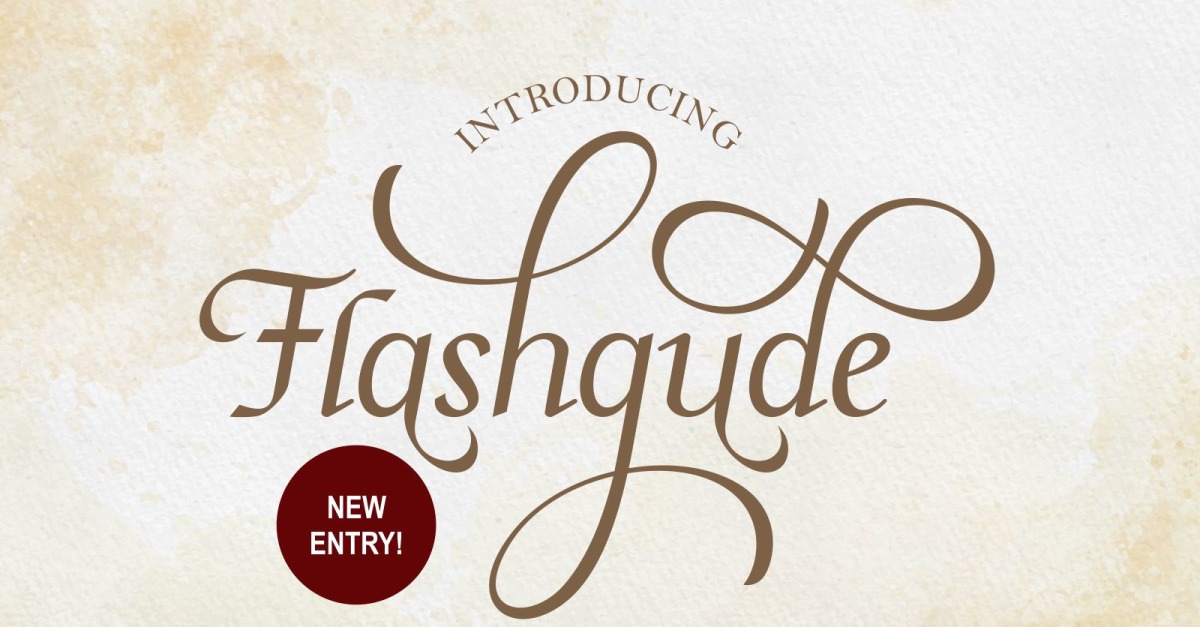 Flashgude - Skript-Kalligrafie-Schriftarten - TemplateMonster