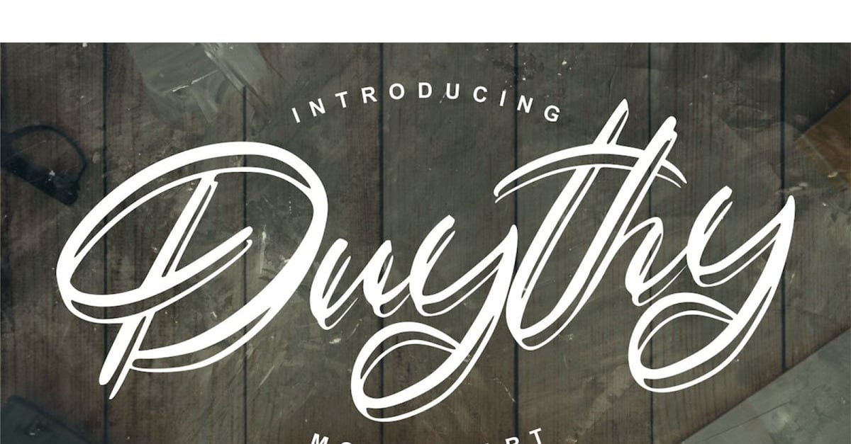 Duythy Modern Art Font - Duythy Modern Art Font