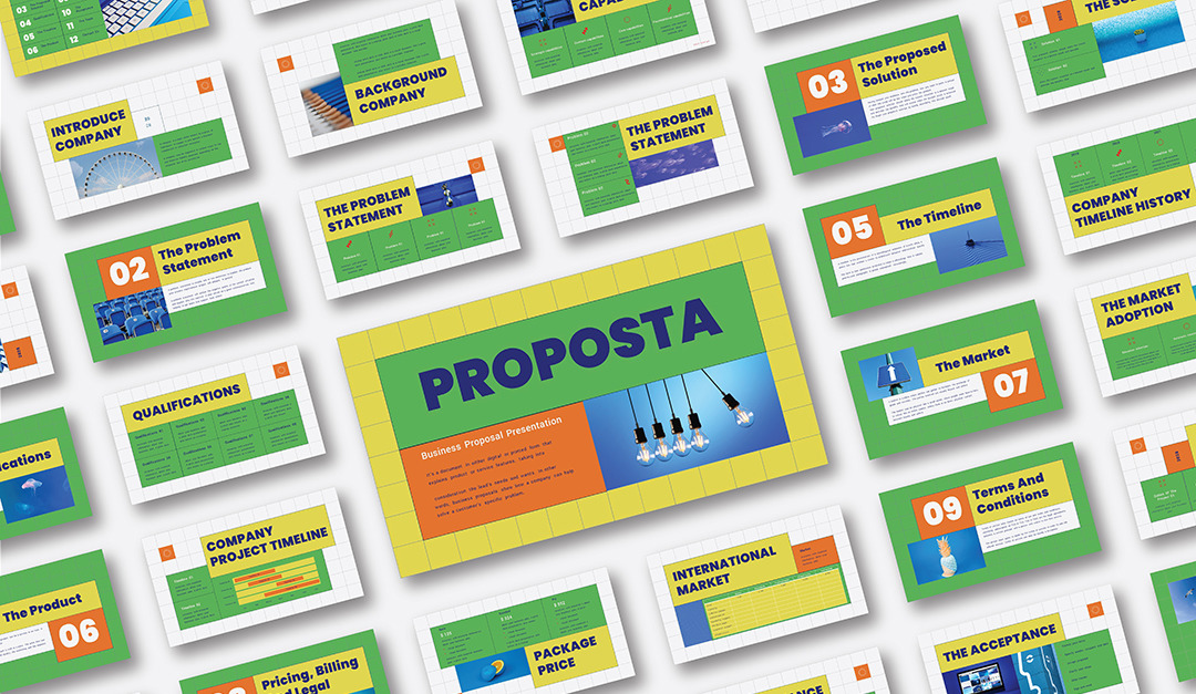 Retro Pitch Deck Business Proposal Presentation