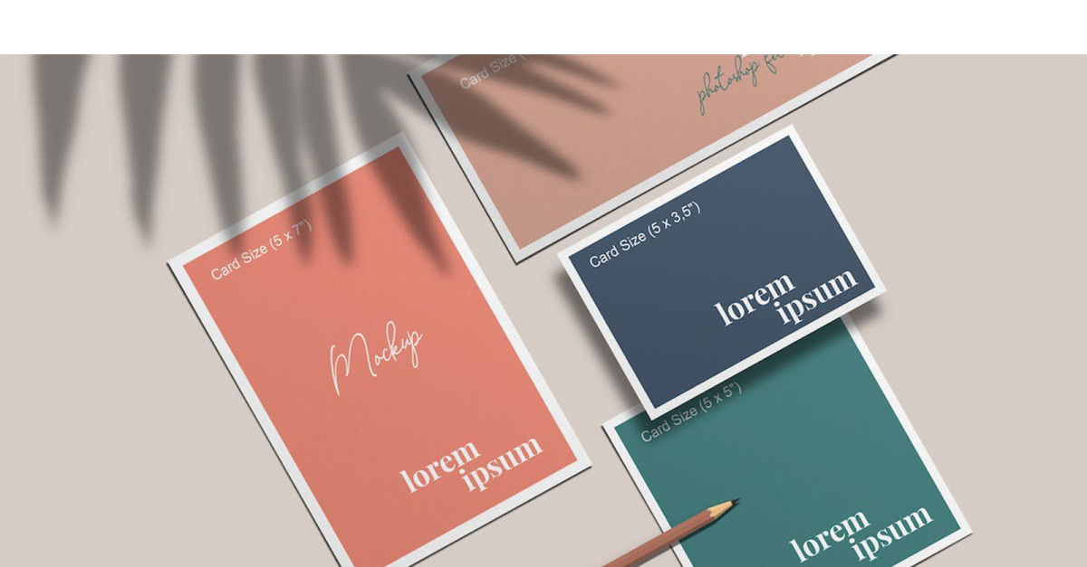 Invitation Cards Collection Mockup #298250 - TemplateMonster