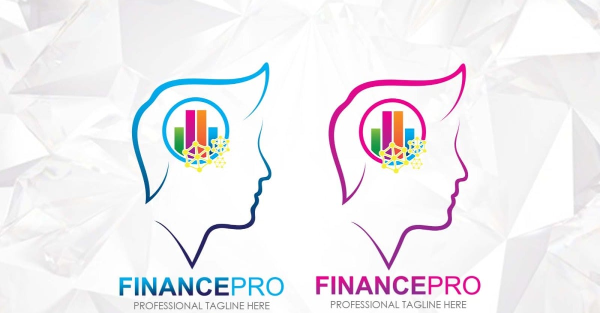 Artificial Intelligence Financial Advisors Logo Design - Brand Identity