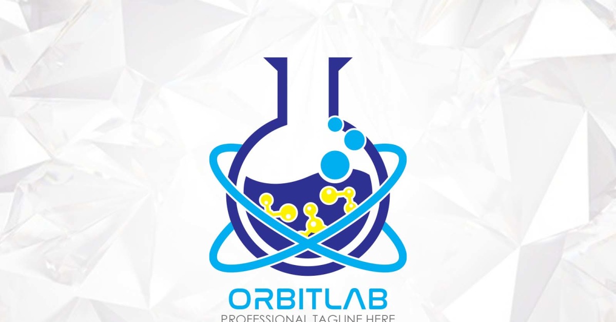 Design de logotipo do laboratório de ciência de dados da Orbital Lab - identidade da marca