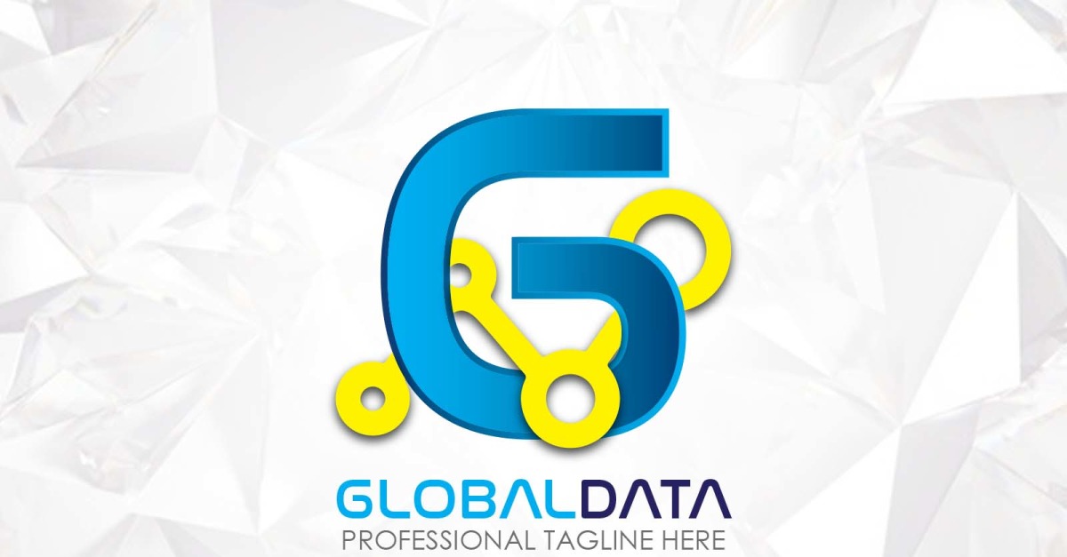 NEW Abstract Global Data Logo Design - Brand identity