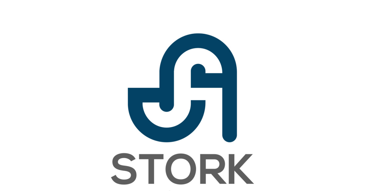 Stork | Letter SA Stork Vector Logo | Premium Letter SA Stork Logo Template